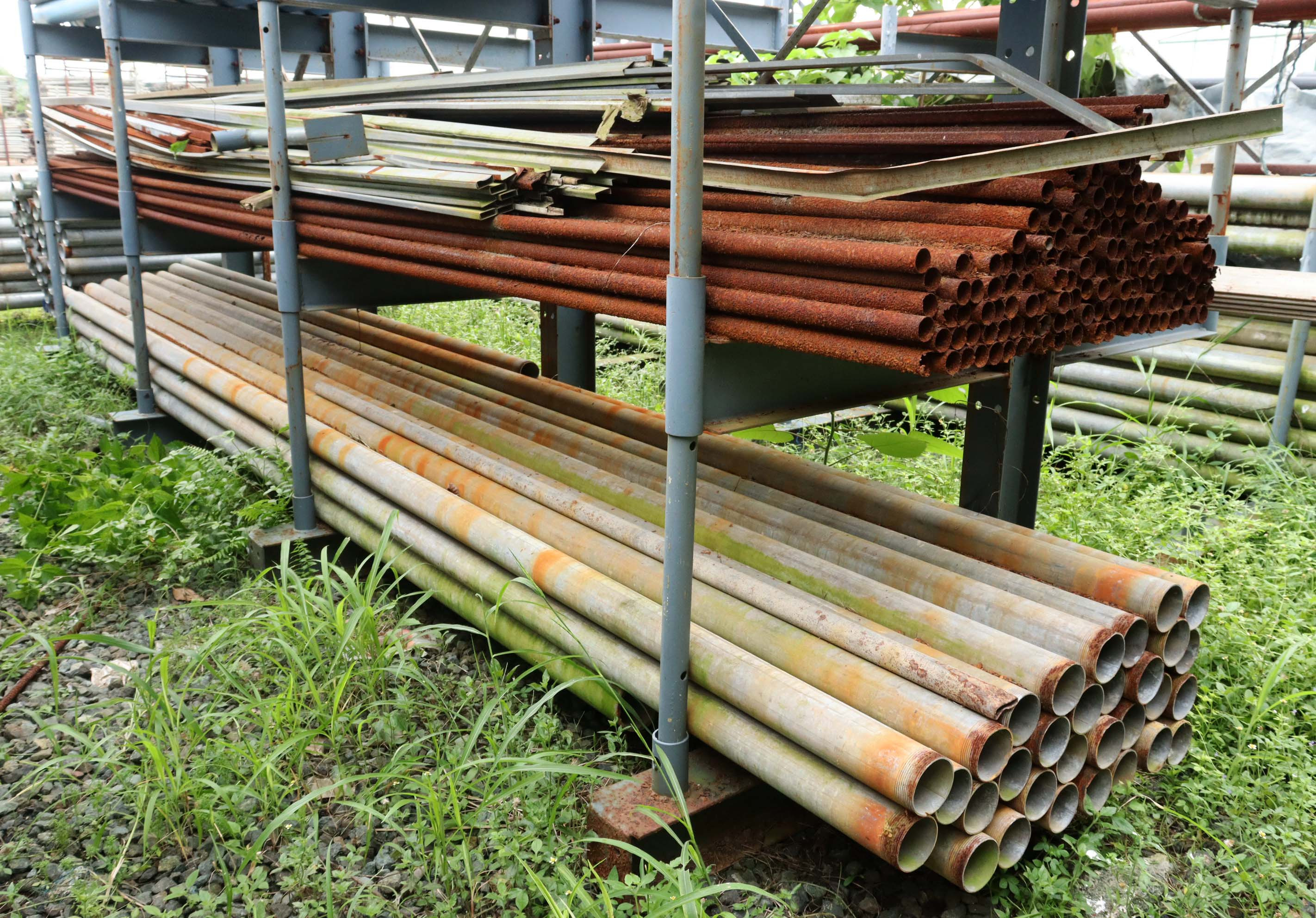 Angle Bar, Metal Spandrel, Fireproof Door and Assorted Metal Pipes (1 ...