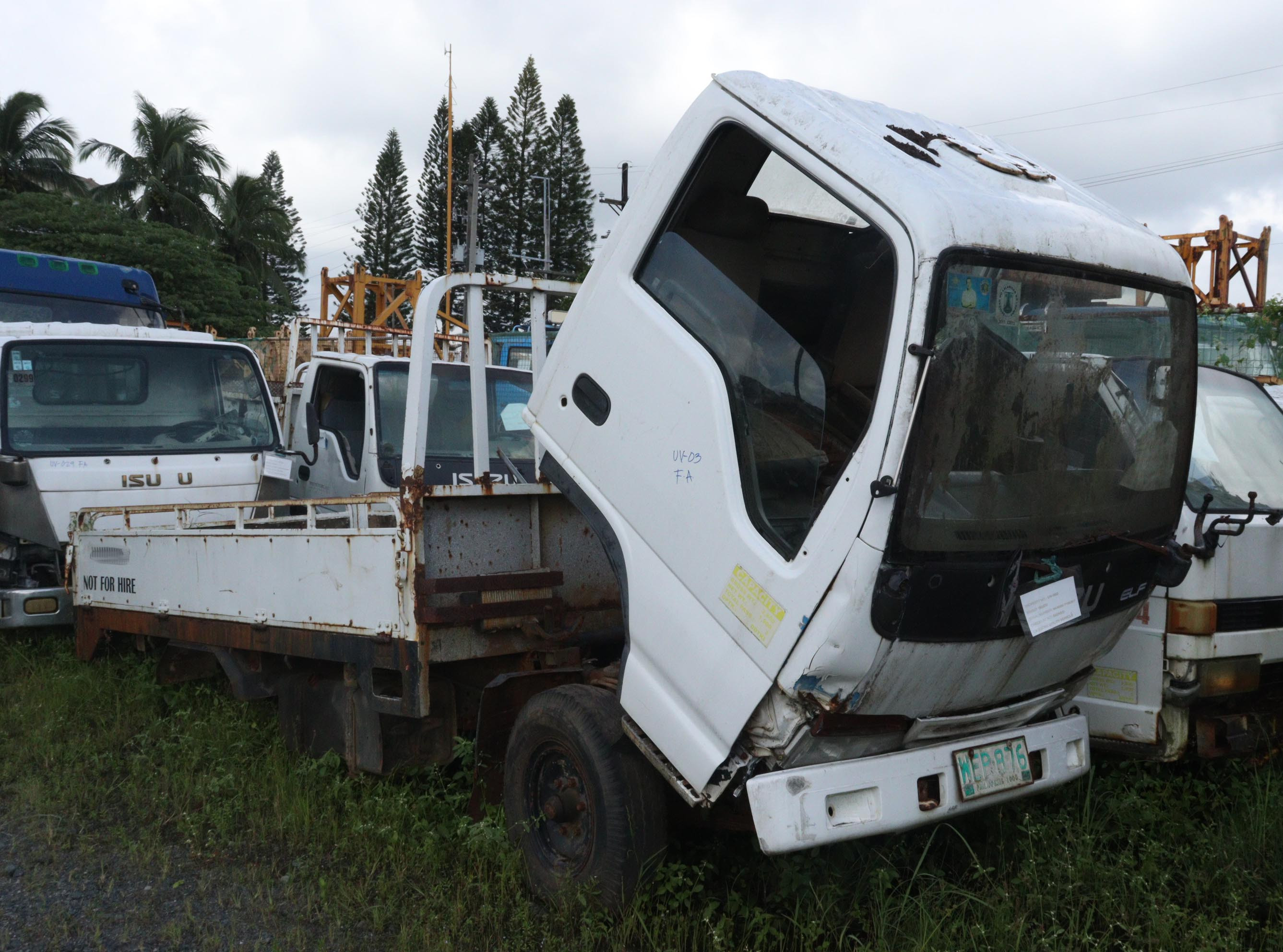 Vehicle Online Auction - Lot 9 - 6 Wheel 1990 Isuzu Elf, Plate No ...