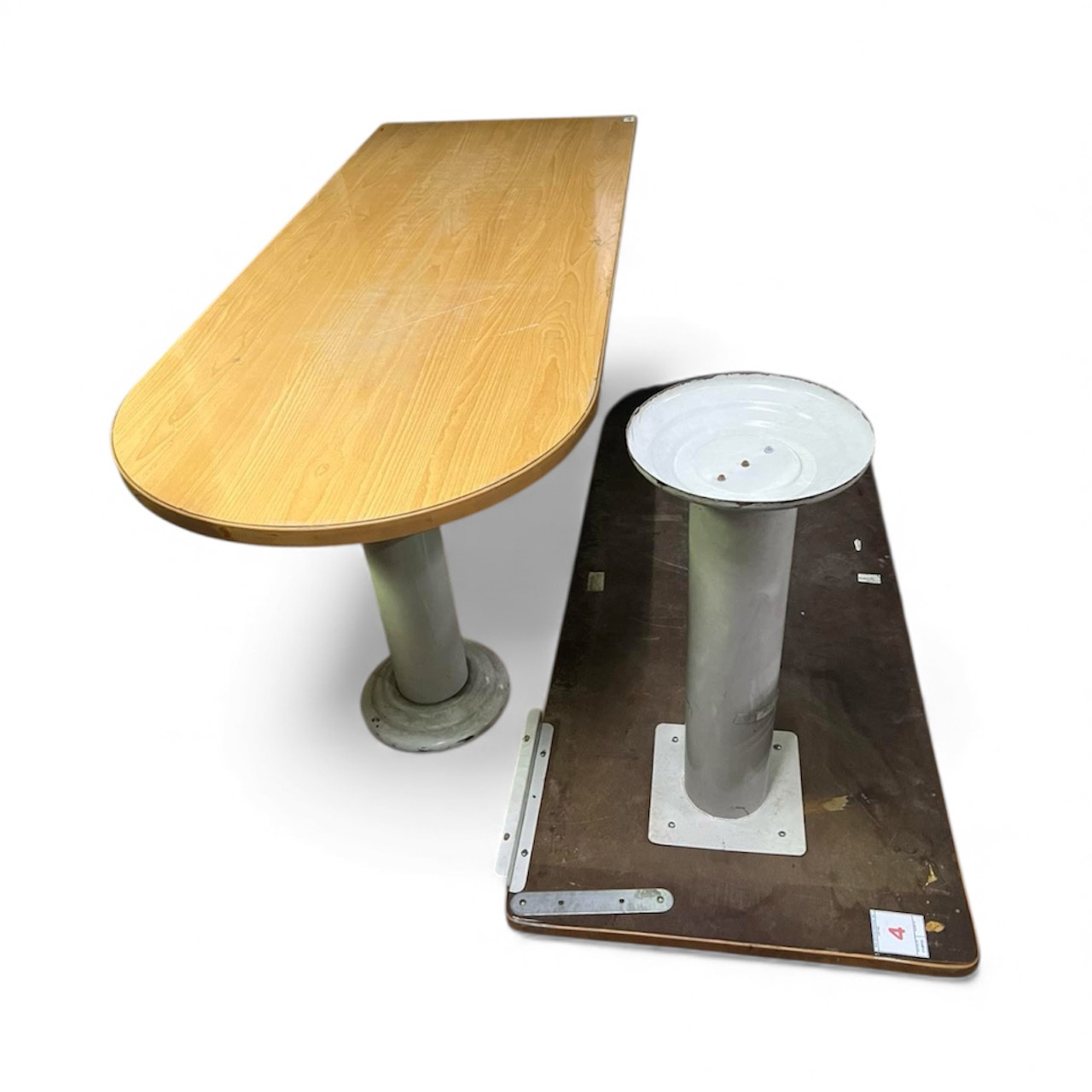 Wooden L-Shape Office Table — Lot 4 | HMR Shop N' Bid