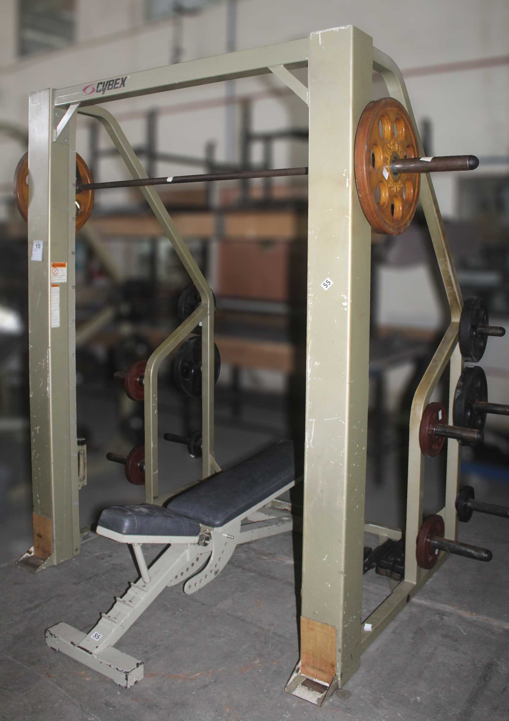 Cybex Smith Press Fixed Bar - Cybex Smith Press Fixed Bar | HMR Shop N' Bid