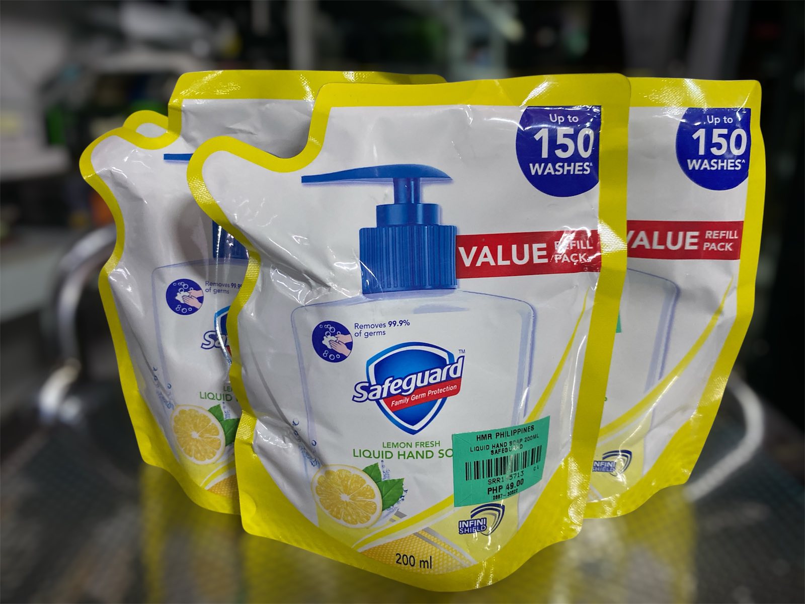 Safeguard Liquid Hand Soap Lemon Fresh 200ml | HMR Shop N' Bid