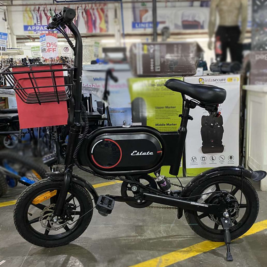 Estate Electric Folding Bike EST-EFLDBIKE14 719600 | HMR Shop N' Bid