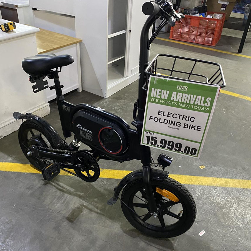 Estate Electric Folding Bike EST-EFLDBIKE14 719600 | HMR Shop N' Bid