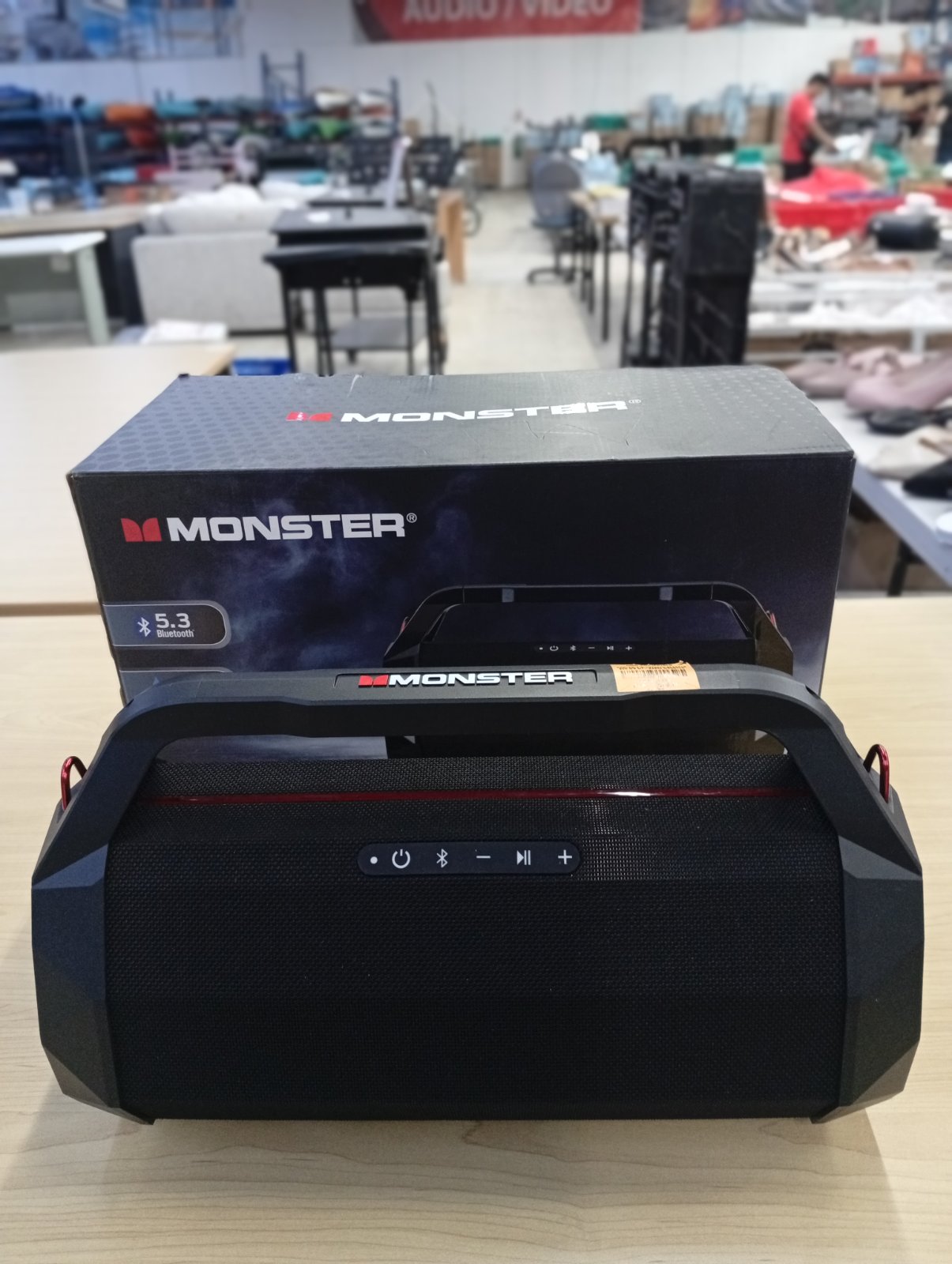 Monster Portable Bluetooth Speaker Boombox MT-BBS04 | HMR Shop N' Bid