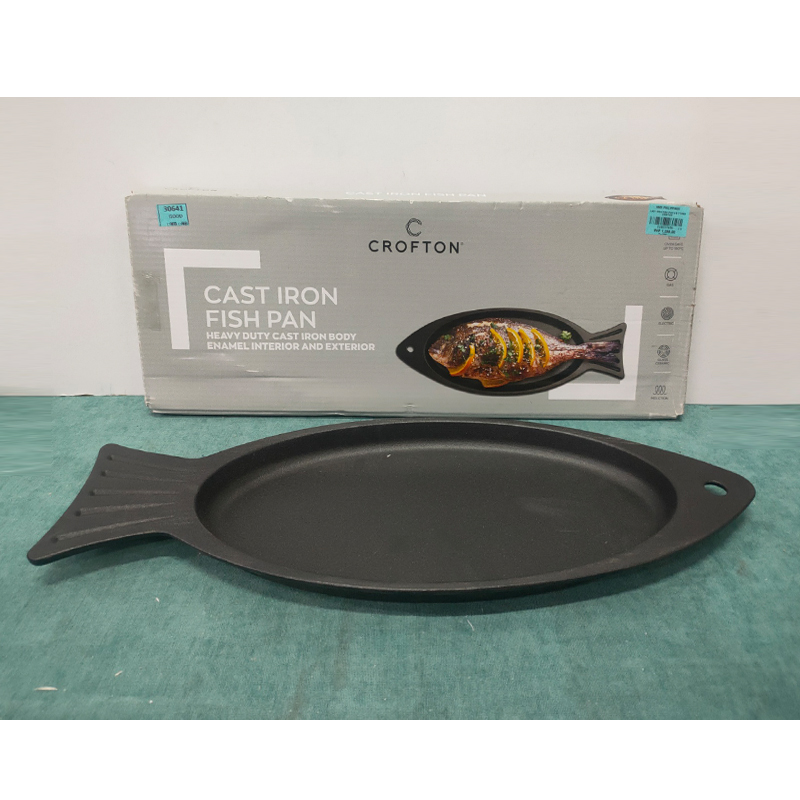 Crofton Cast Iron Fish Pan 717860 | HMR Shop N' Bid