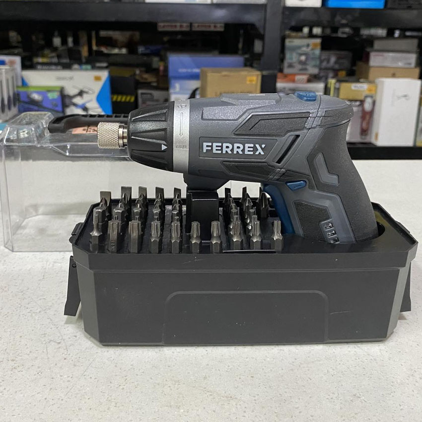 Ferrex Cordless Screwdriver with Case S019 | HMR Shop N' Bid