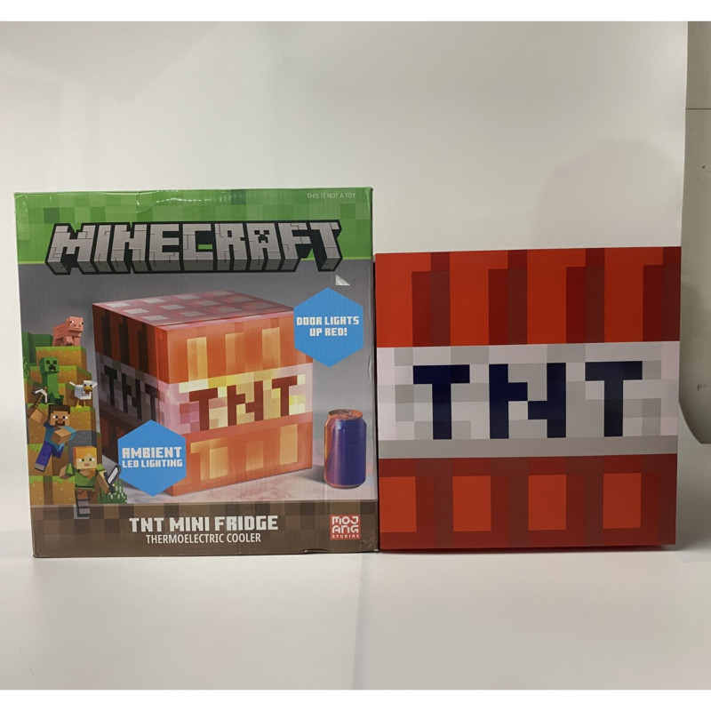 Minecraft TNT Mini Fridge Thermoelectric Cooler | HMR Shop N' Bid